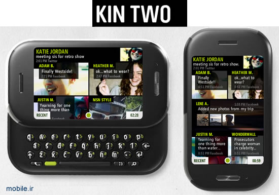 Introduction | مایکروسافت گوشی های Kin One و Kin Two را رسماً معرفی ...