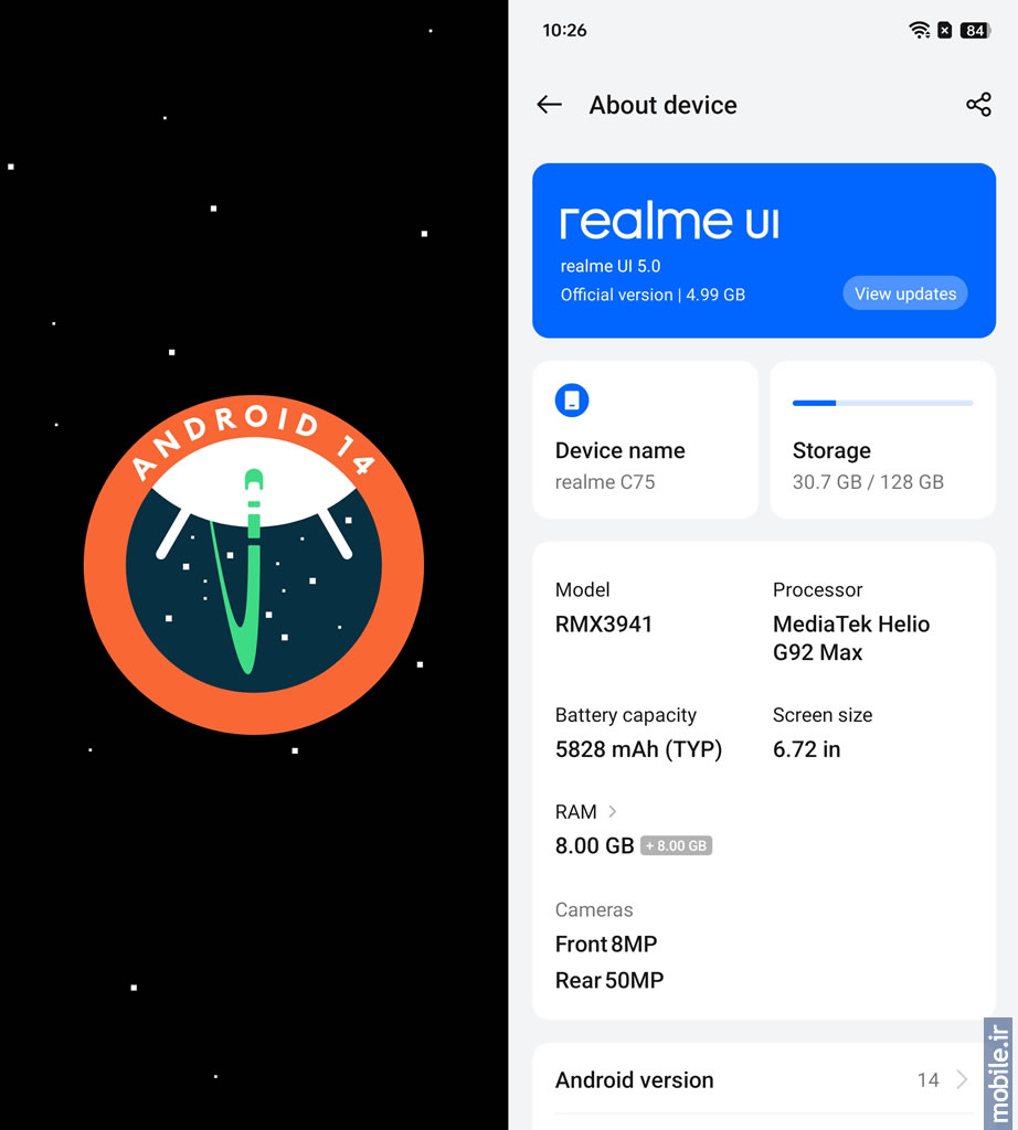 بررسی تخصصی | Realme C75 - زره‌پوش در نبرد نابرابر | mobile.ir - مرجع ...